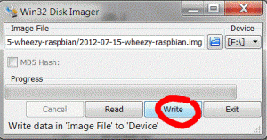 How to Make a Raspberry Pi disk image to SD card with win32diskimager ...