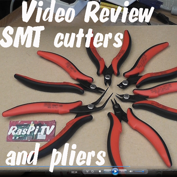 Video Review of surface mount (SMT) cutters set – RasPi.TV