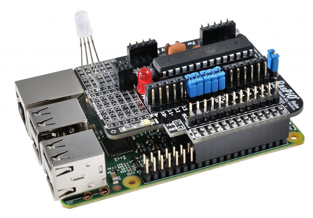 Raspberry Pi 2 and RasPiO duino-cutout – RasPi.TV