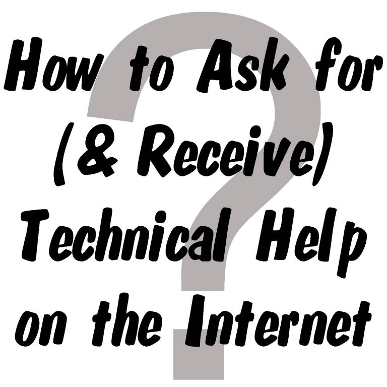How to ask for (and receive) technical help on the internet – RasPi.TV